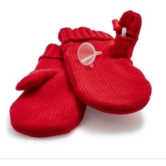 Sur La Table | Accessories | Red Mittens With Hidden 4 Oz Flask | Poshmark